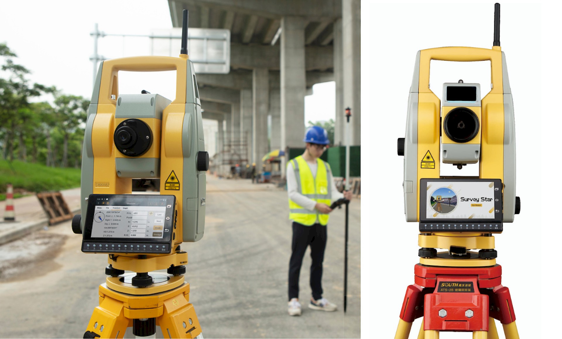 South NS30 robotic total station | Dimense